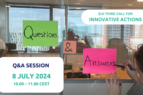 Third Q&A session- Third Call for Innovative Actions | EUI